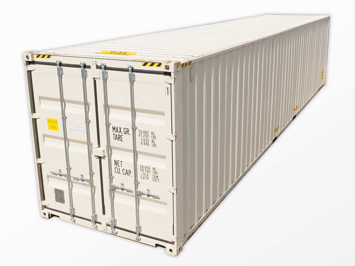 40 Foot High Cube Double Door Shipping Containers Interport 40 Foot High Cube Double Door Shipping Containers Interport