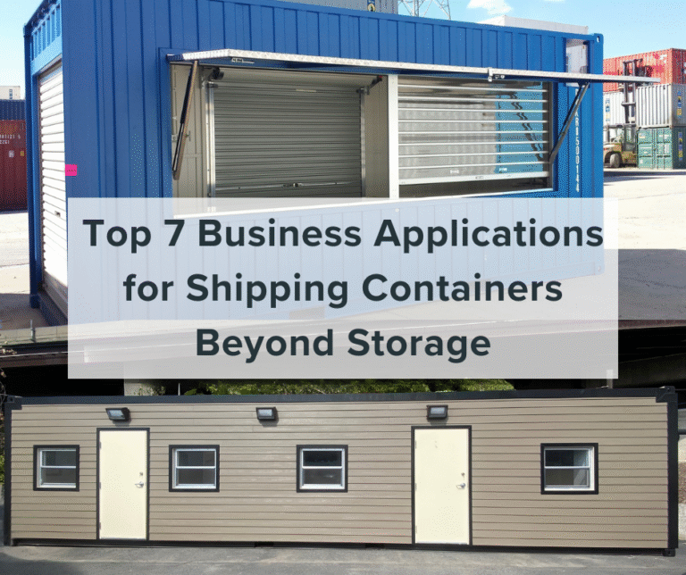 Top 7 Business Applications for Shipping Containers Beyond Storage ...
